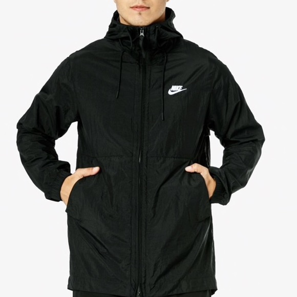 Nike | Jackets & Coats | Vintage Nike Classic Hooded Woven Jacket ...
